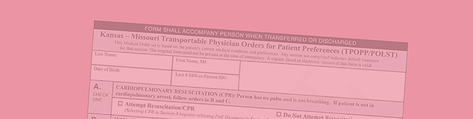 TPOPP form, clinical guide updated – Medical Society of Sedgwick County
